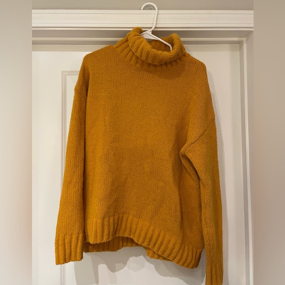 Primark | Sweaters | Soft Cozy Mustard Yellow Turtleneck Sweater | Poshmark